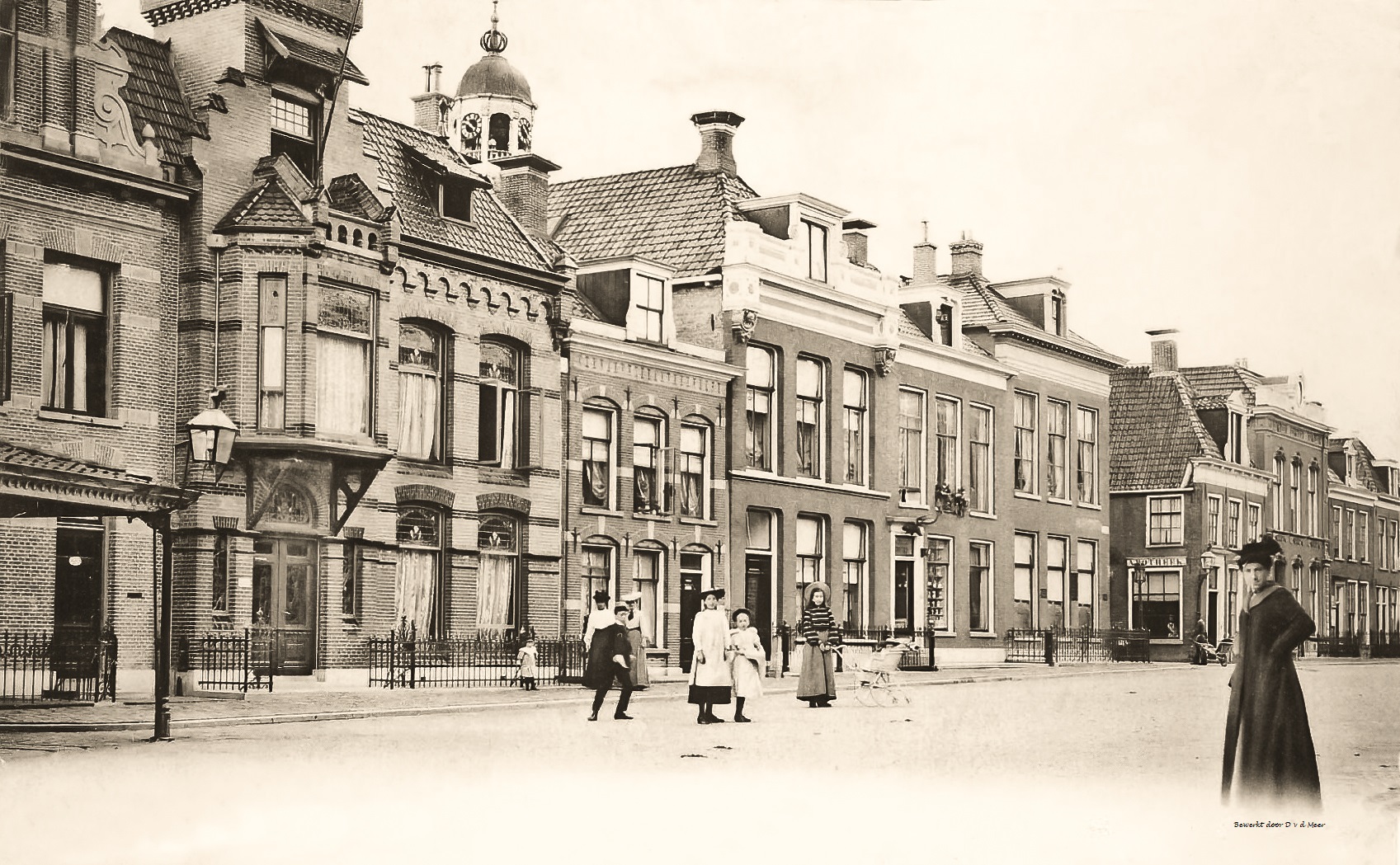 MARKTSTRAAT SNEEK 1904 - Brekt