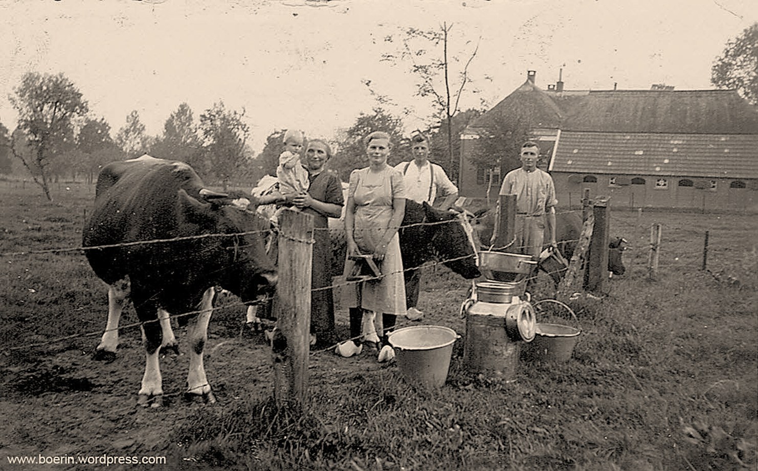 HET MELKEN VROEGER - Brekt