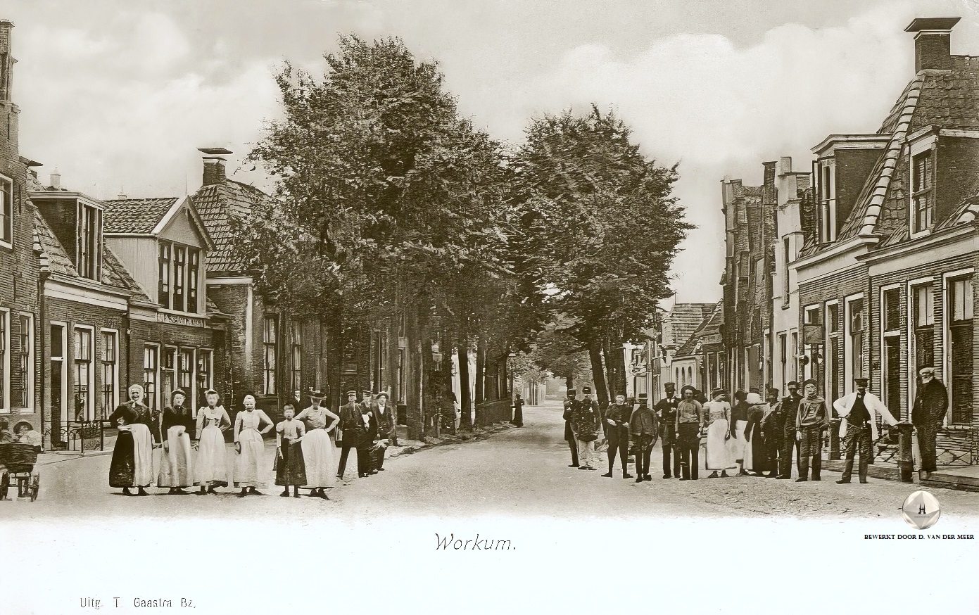 WORKUM ROND 1900 - Brekt